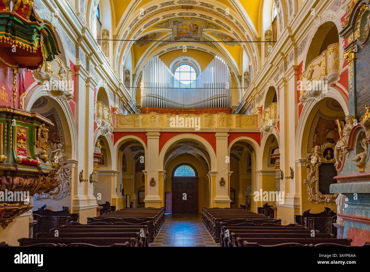 Poznan, Poland, August 16, 2024: Interior of Church of St. Anthony of ...