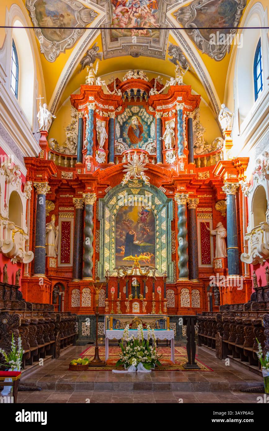 Poznan, Poland, August 16, 2024: Interior of Church of St. Anthony of ...