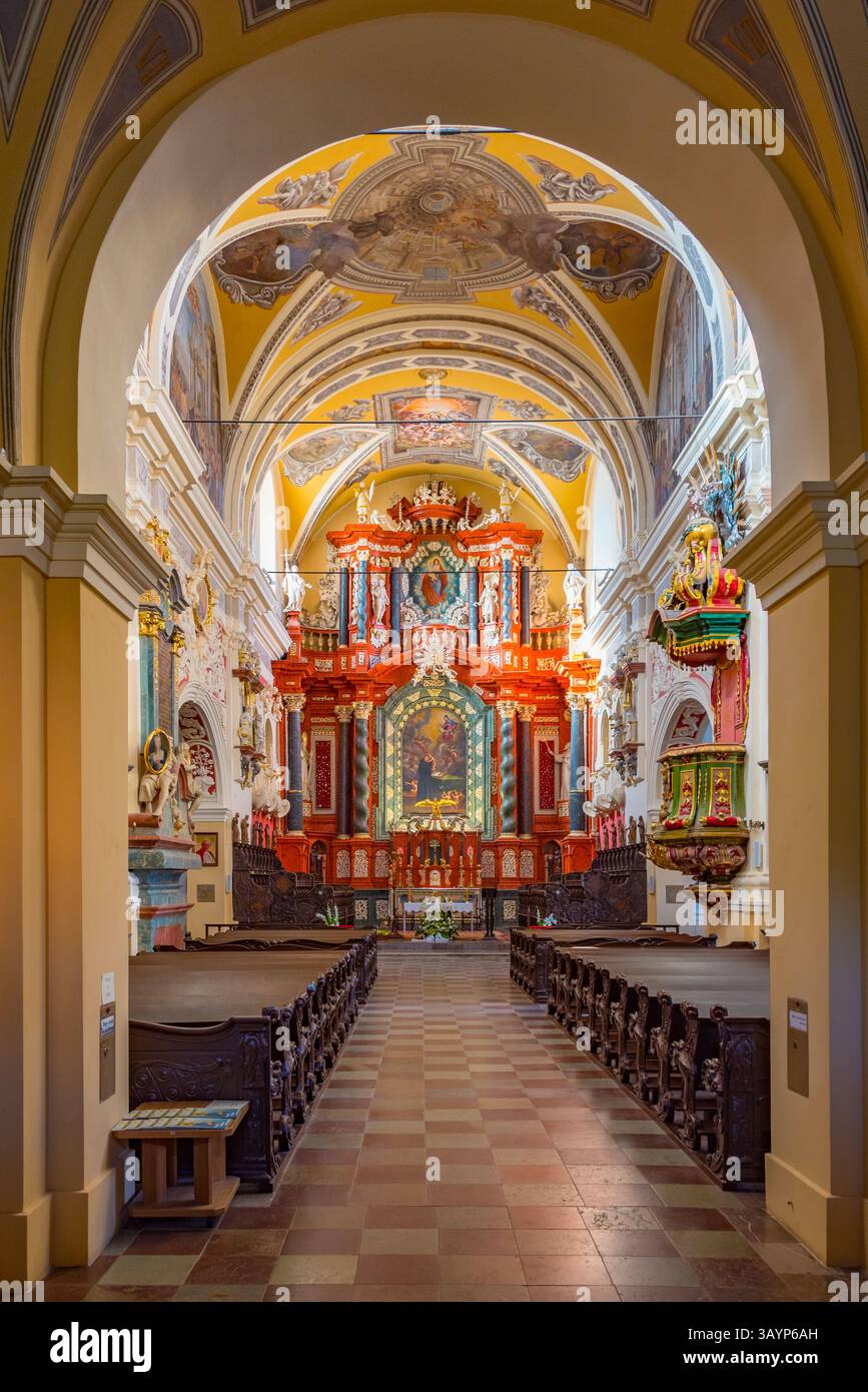 Poznan, Poland, August 16, 2024: Interior of Church of St. Anthony of ...