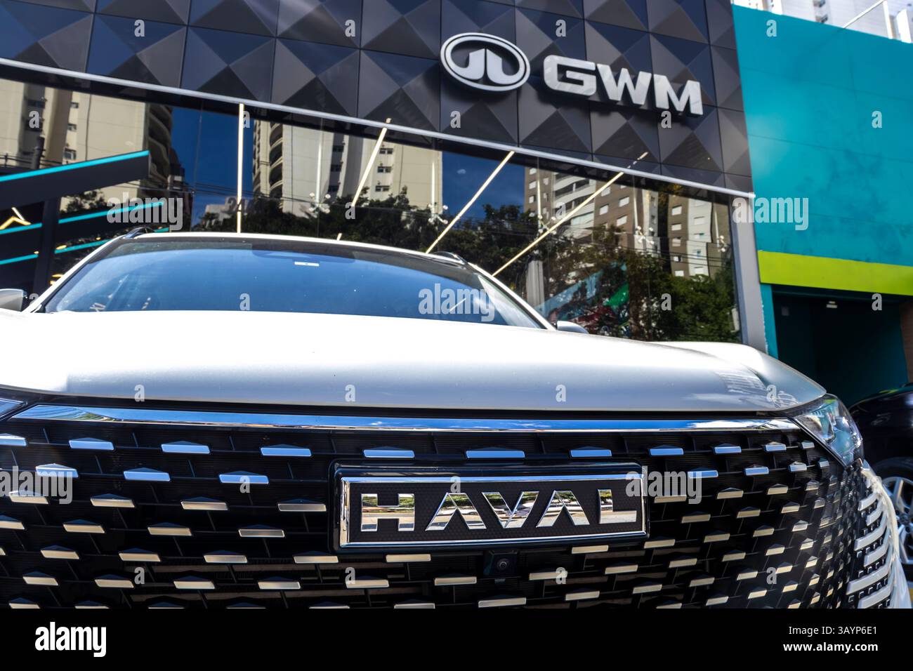 Sao Paulo, SP, January 22, 2025. GWM dealership in Sao Paulo, Brazil ...