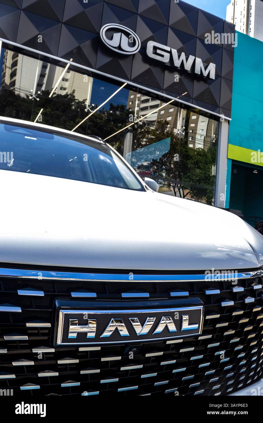 Sao Paulo, SP, January 22, 2025. GWM dealership in Sao Paulo, Brazil ...