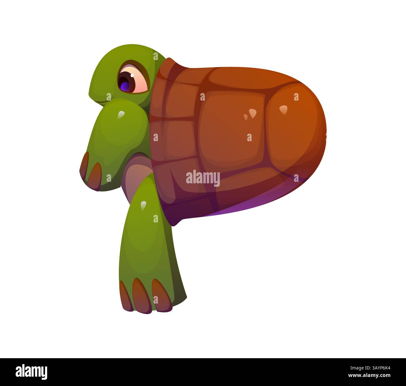 Cartoon underwater font turtle letter P. Underwater nature ABC typeset ...