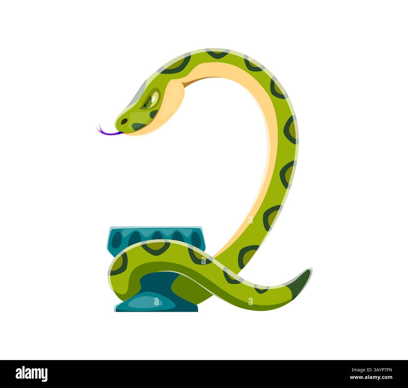 Hospital cartoon font Bowl of Hygieia digit 2 two. Hospital alphabet ...