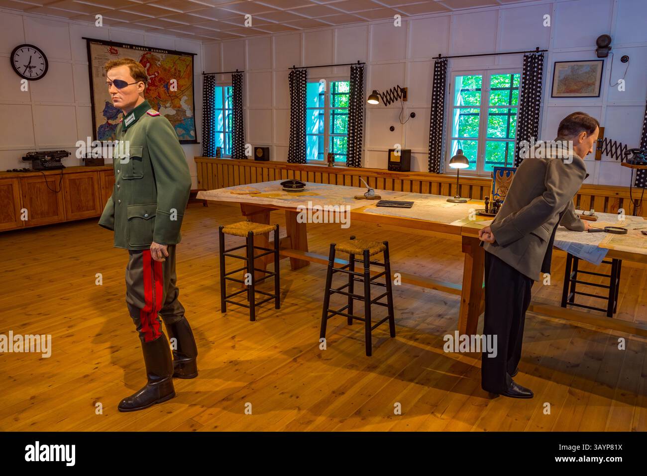 Ketrzyn, Poland, August 24, 2024: Reconstruction of Operation Valkyrie ...