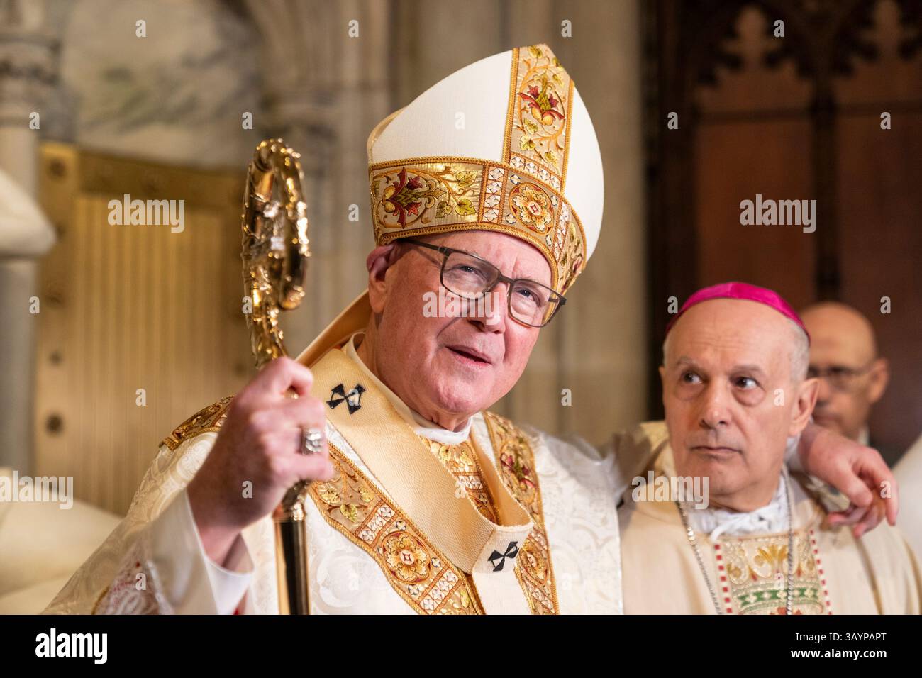Cardinal Timothy Dolan and Permanent Observer of Holy See to the UN ...