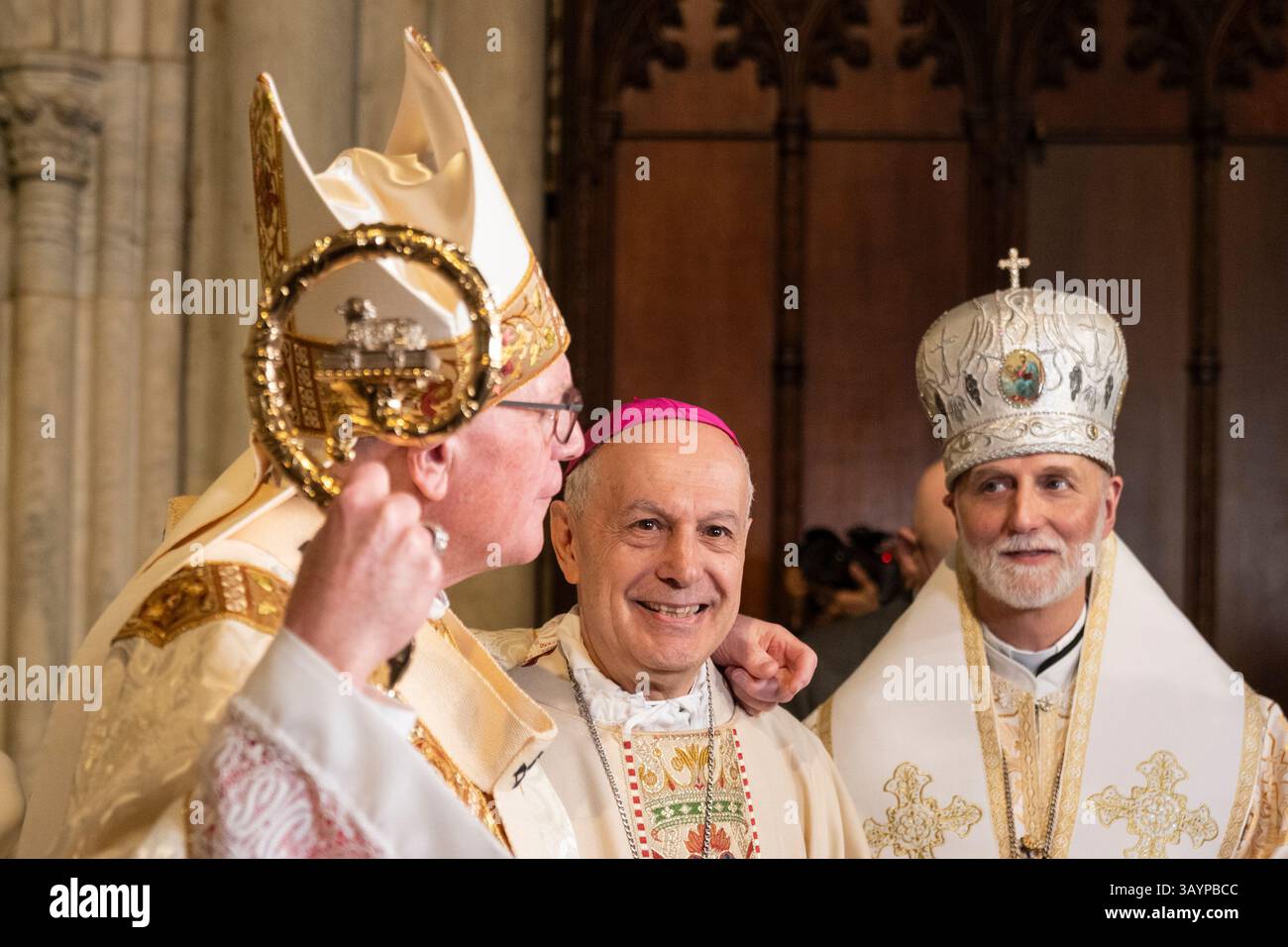 New York, NY, April 22, 2025: Cardinal Timothy Dolan, Permanent ...