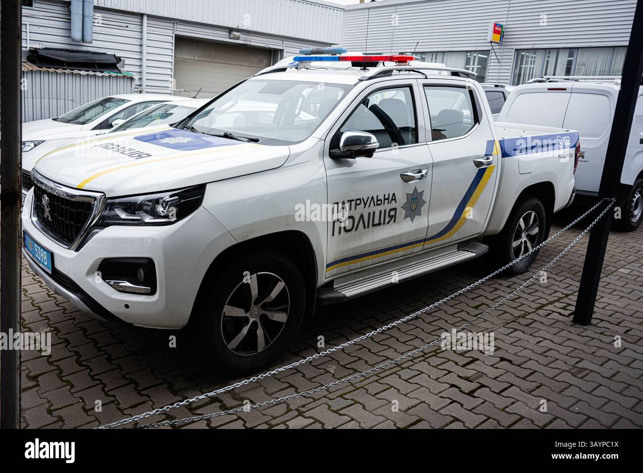 Khmelnytskyi, Ukraine - April 16, 2025: Official patrol Peugeot ...