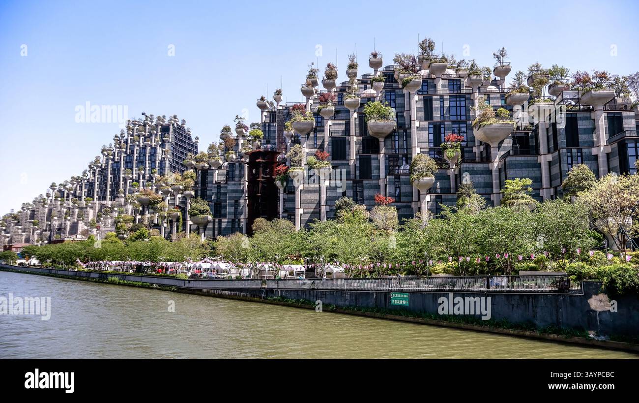 Tian An 1000 Trees, modern architecture with lush greenery and trees ...