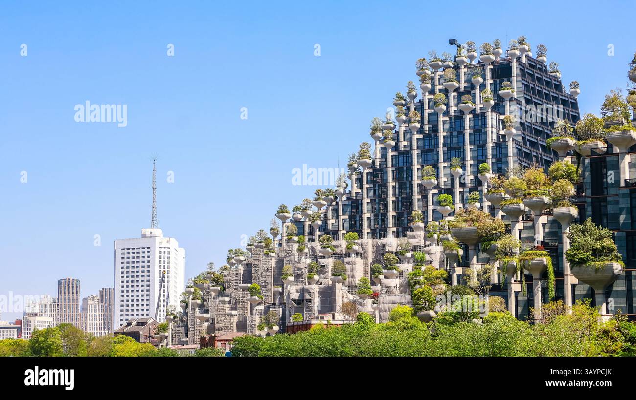 Tian An 1000 Trees, modern architecture with lush greenery and trees ...