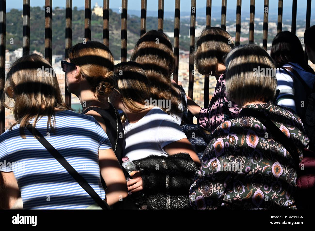Vatican City, Vatican - November 2, 2024: Visitors on the top of Saint ...