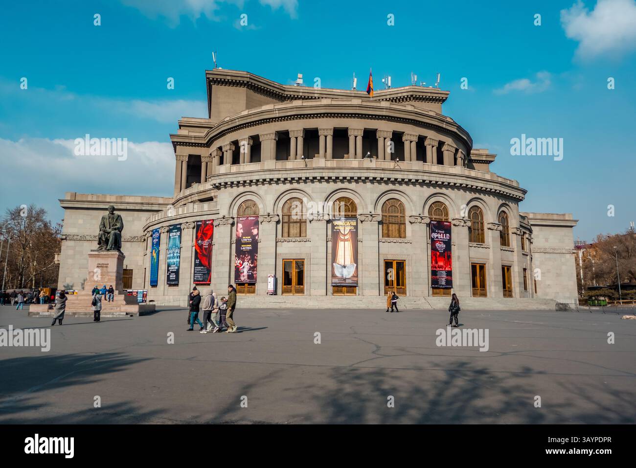 Armenian National Opera and Ballet Theatre in Yerevan Stock Photo - Alamy