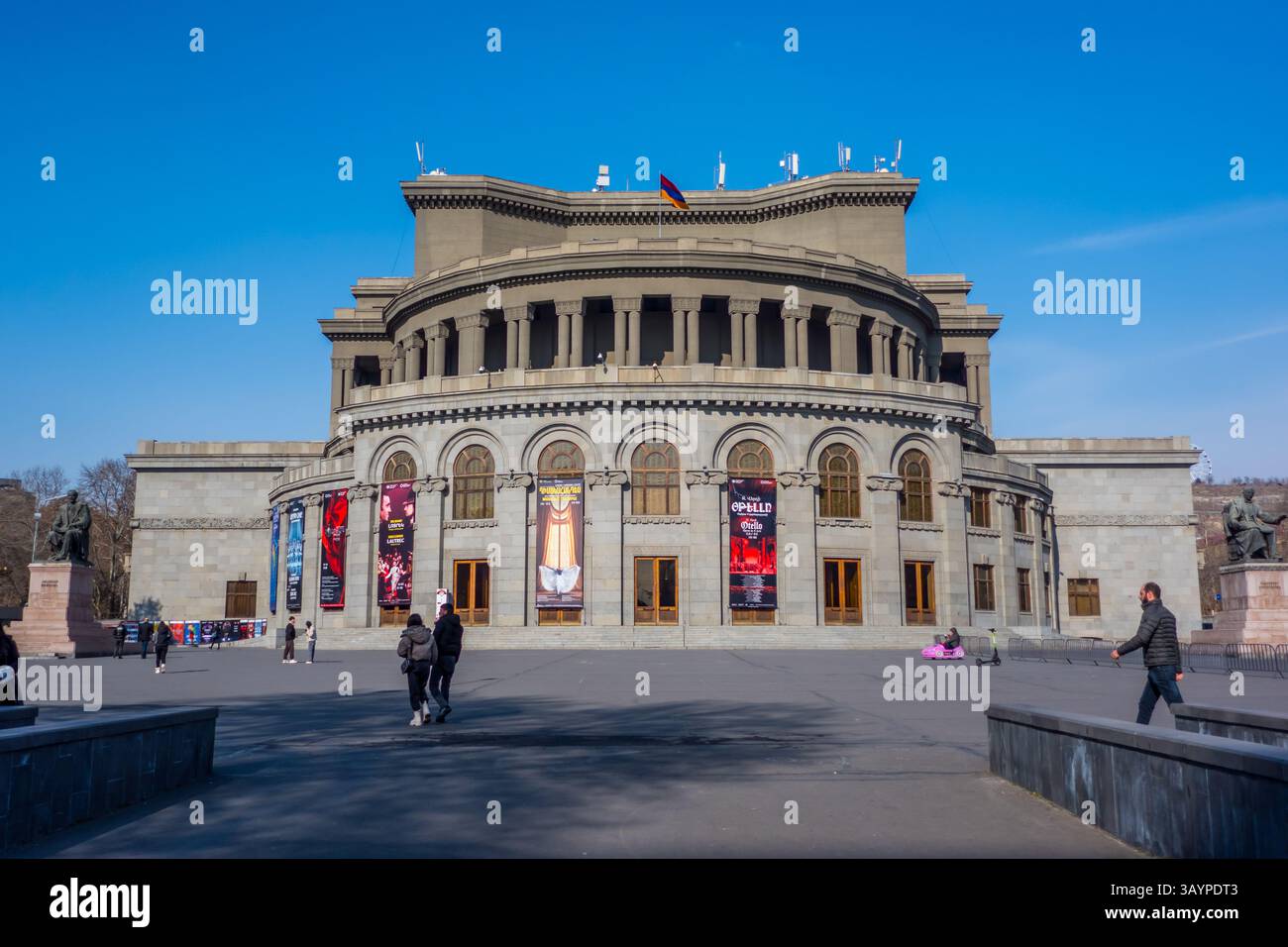Armenian National Opera and Ballet Theatre in Yerevan Stock Photo - Alamy