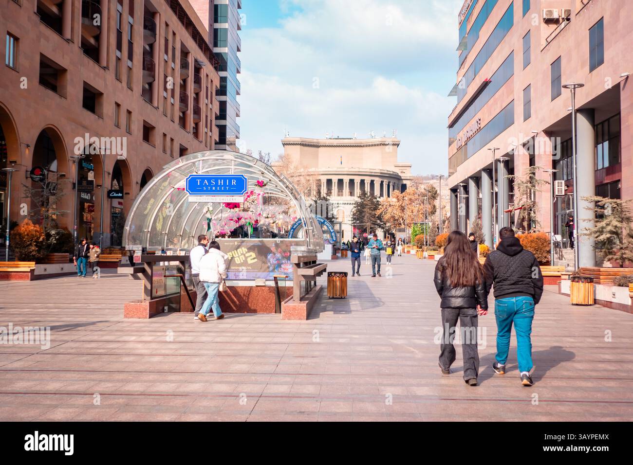 candid street scene in central Yerevan, Armenia Stock Photo - Alamy
