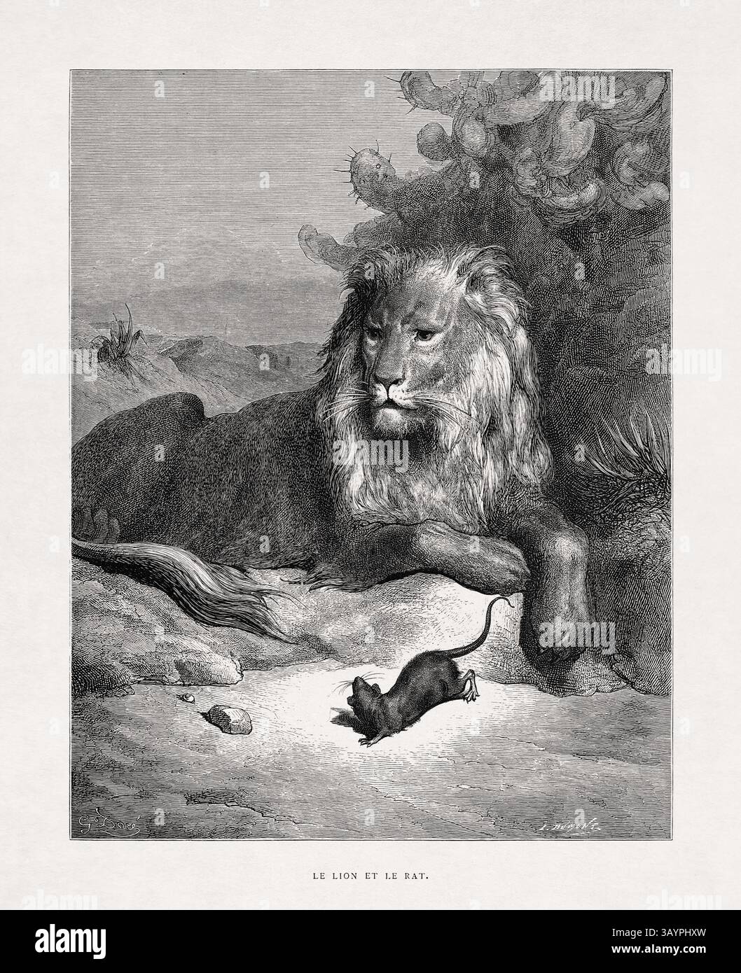 Illustration made by Gustave Doré in the 19th century new edition of ...