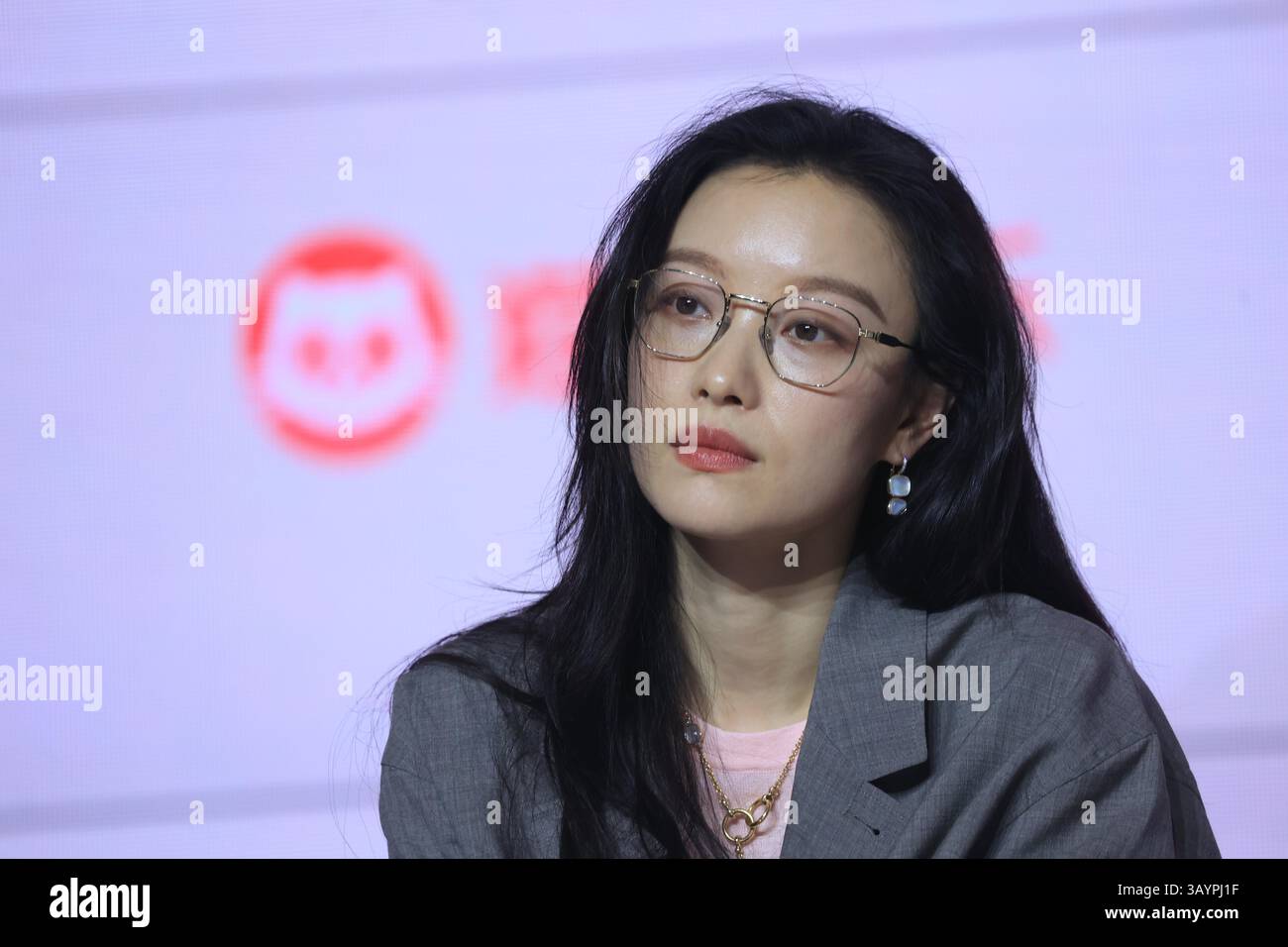 Chinese actress Ni Ni attends an activity in Beijing, China, 20 April ...
