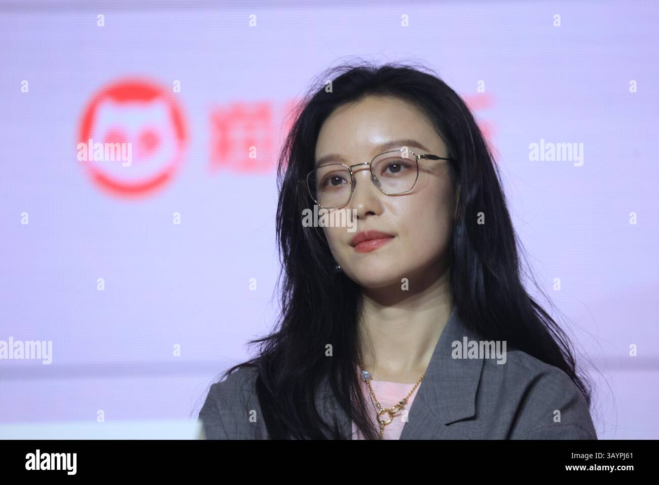 Chinese actress Ni Ni attends an activity in Beijing, China, 20 April ...