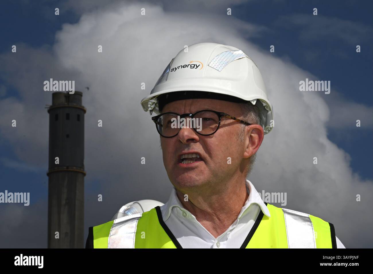 Australian Prime Minister Anthony Albanese speaks to the media during a ...
