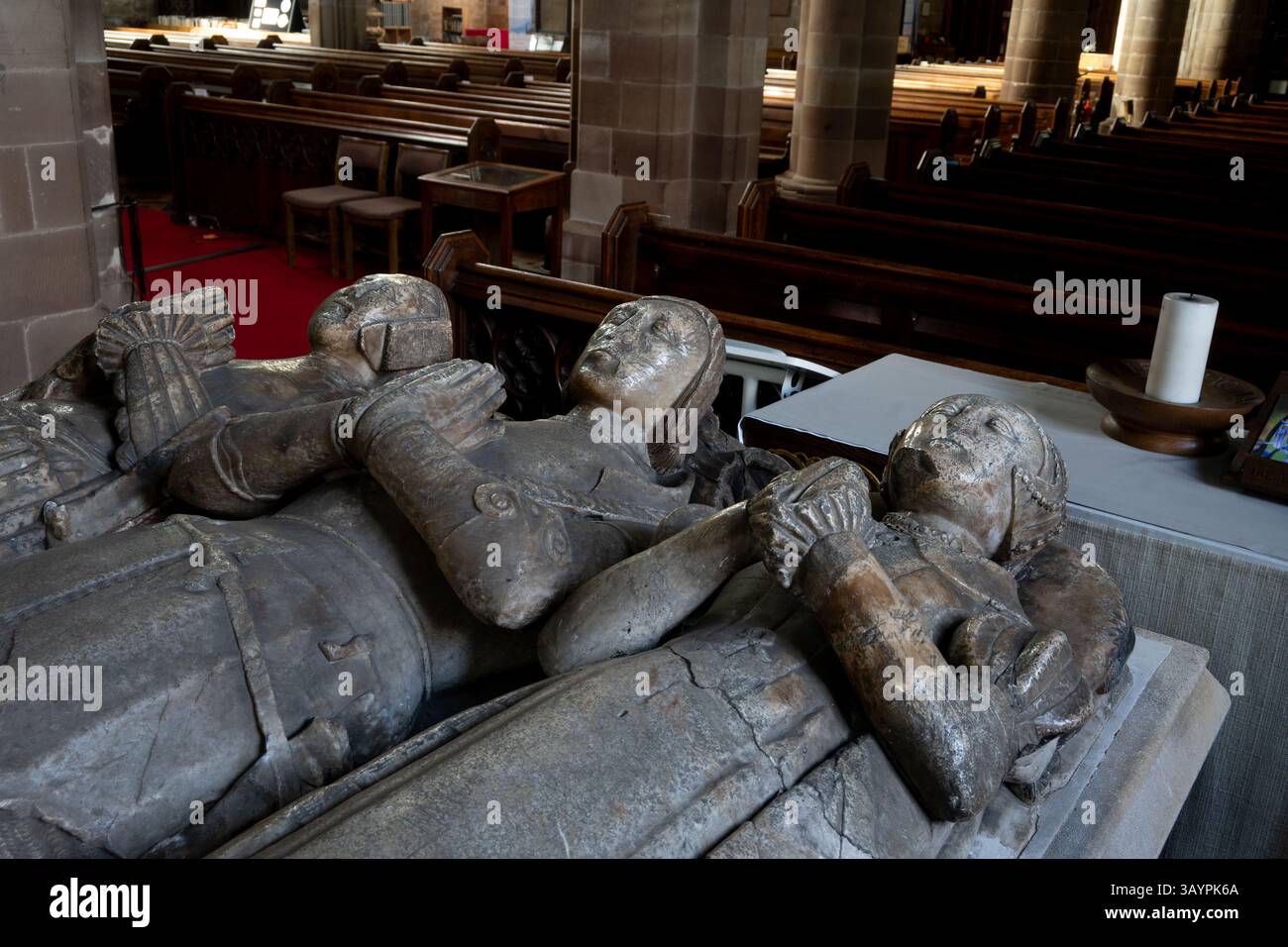 Tomb of Sir John Talbot and his wives Margaret Troutbeck and Elizabeth ...