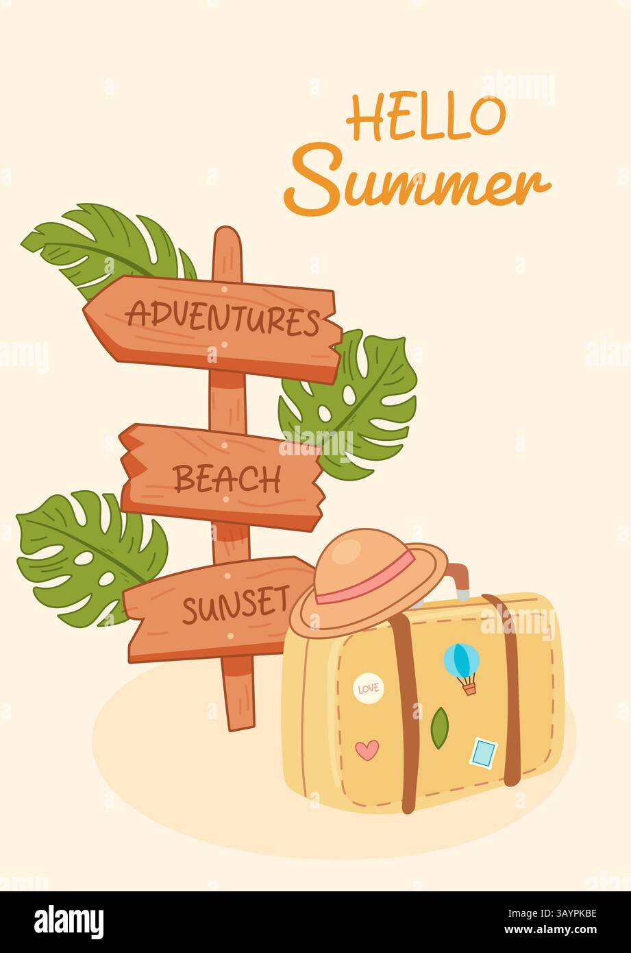 Sign coastal path Stock Vector Images - Alamy