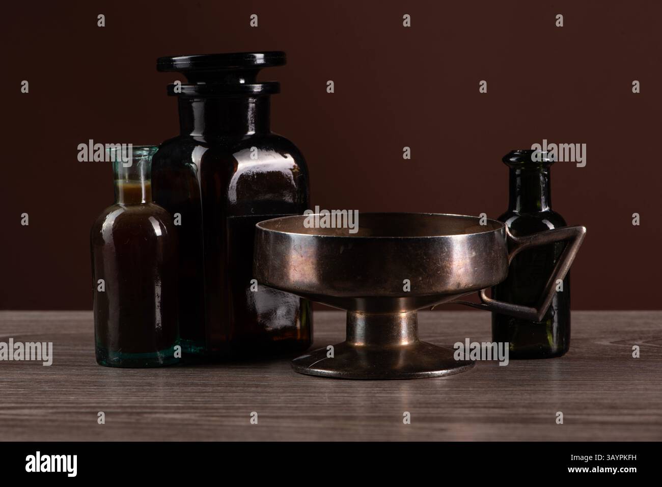 Witchcraft glass bottle alchemy hi-res stock photography and images - Alamy