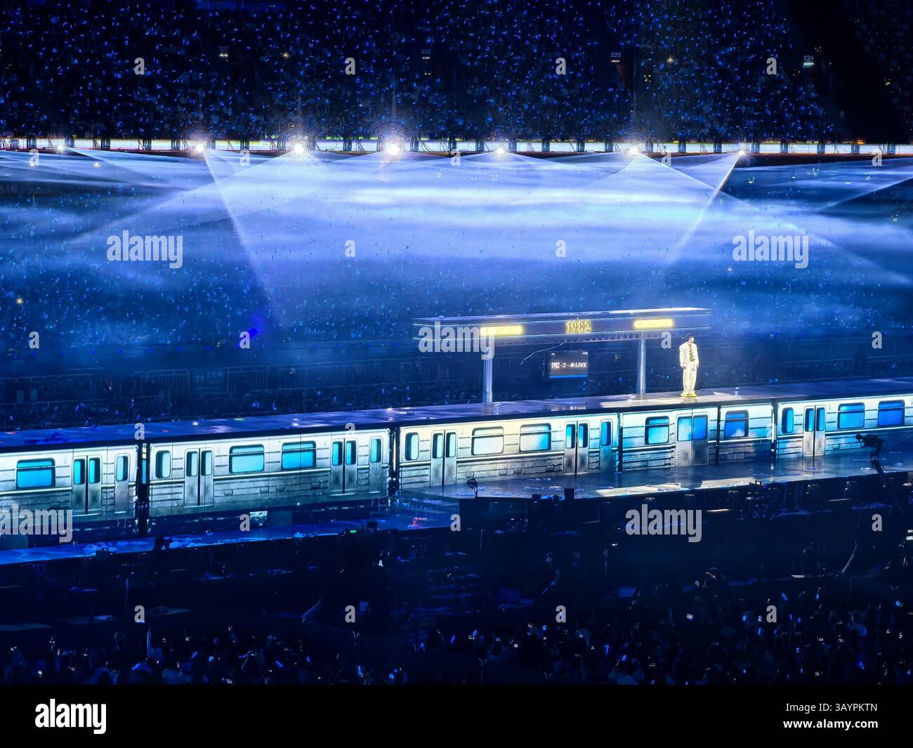 Chinese pop singer Jason Zhang holds a concert in Beijing, China, 20 ...