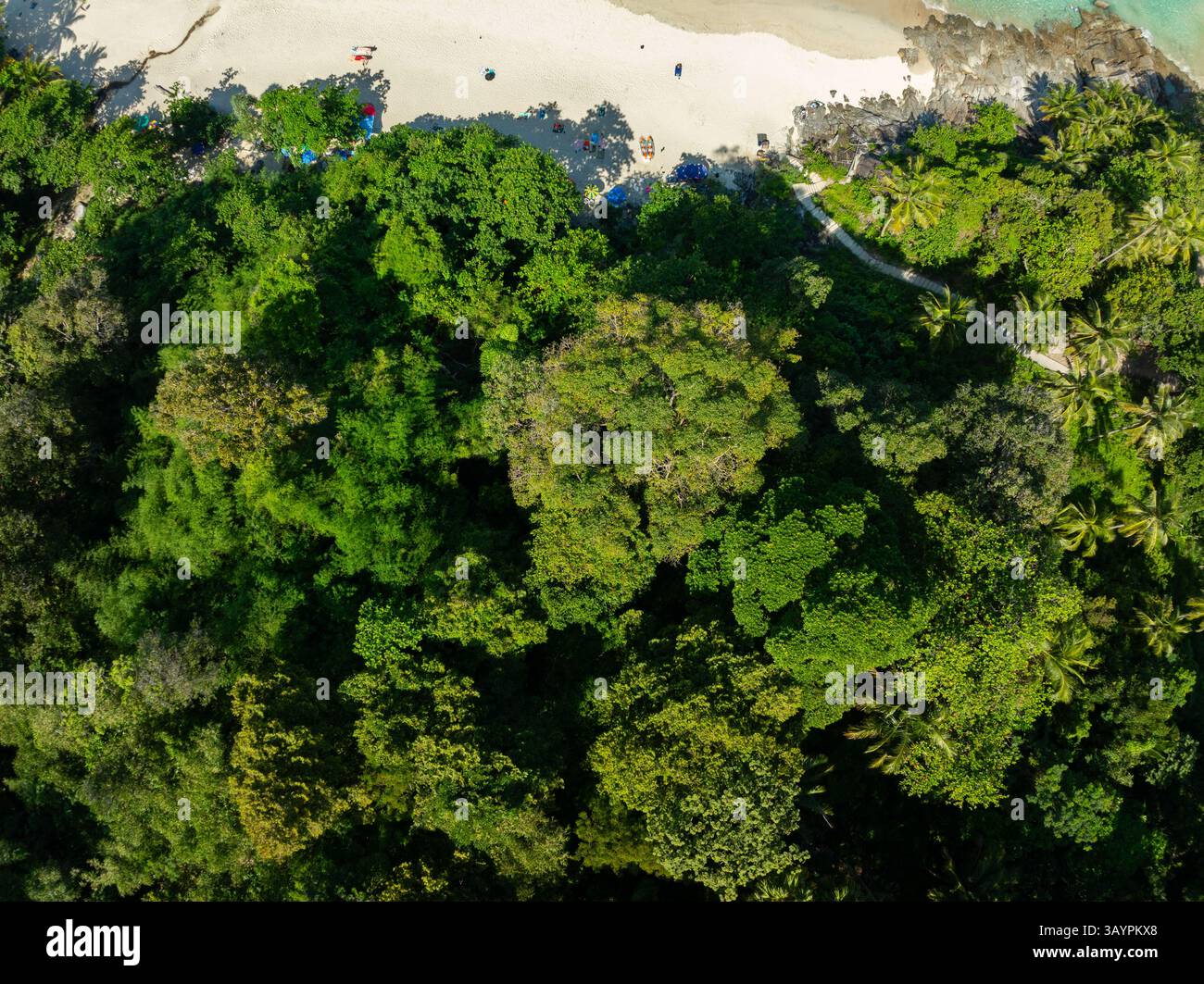 Aerial view drone shot of mountains tropical rainforest,Bird eye view ...