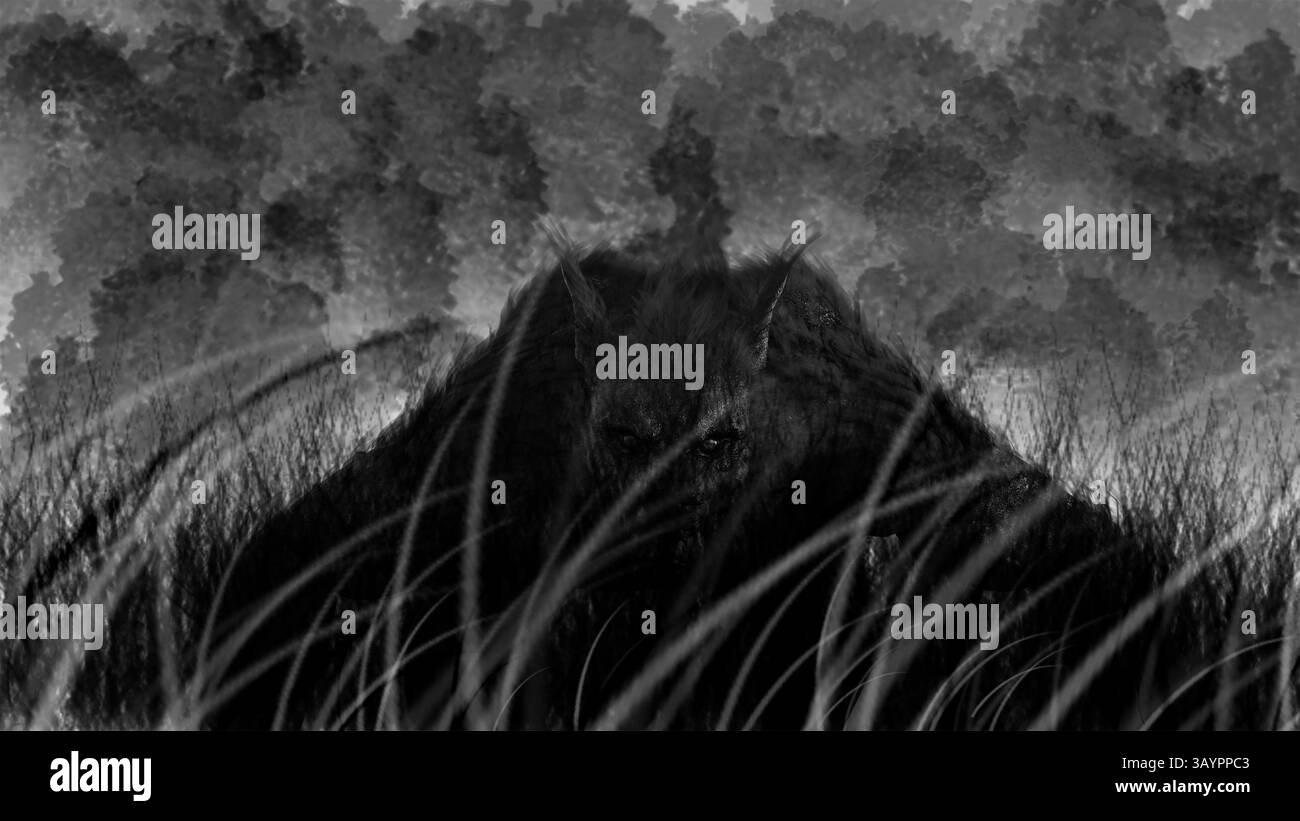 The Dogman cryptid Stock Photo - Alamy