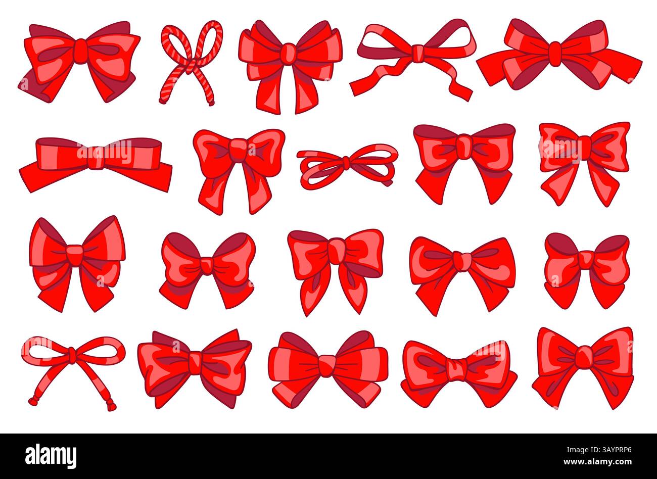 Satin bows rope bow hi-res stock photography and images - Alamy