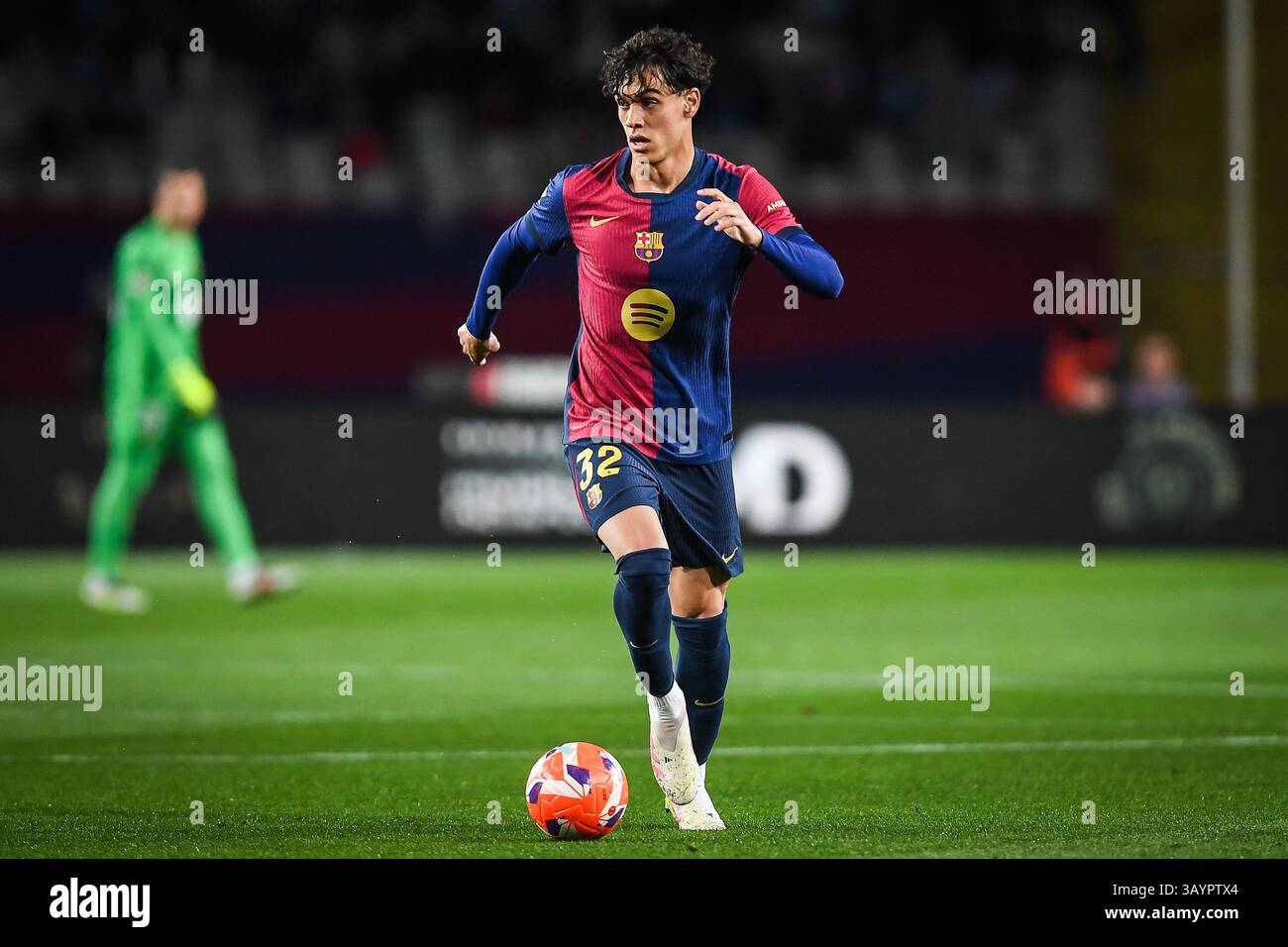 Hector FORT of Barcelona during the Spanish championship La Liga ...