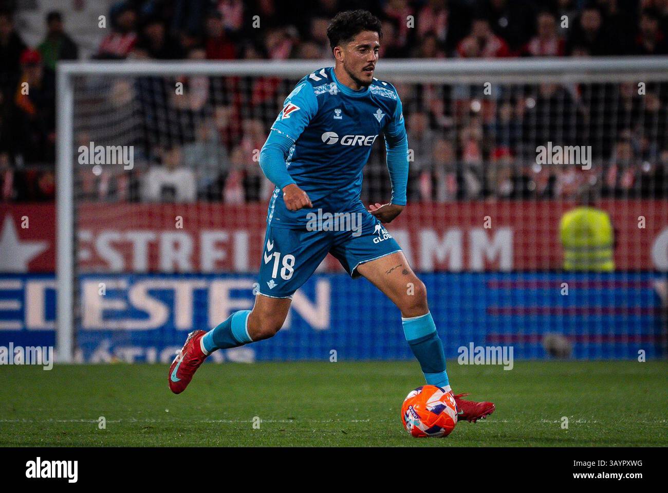 Girona, Espagne. 21st Apr, 2025. Pablo FORNALS of Real Betis during the ...