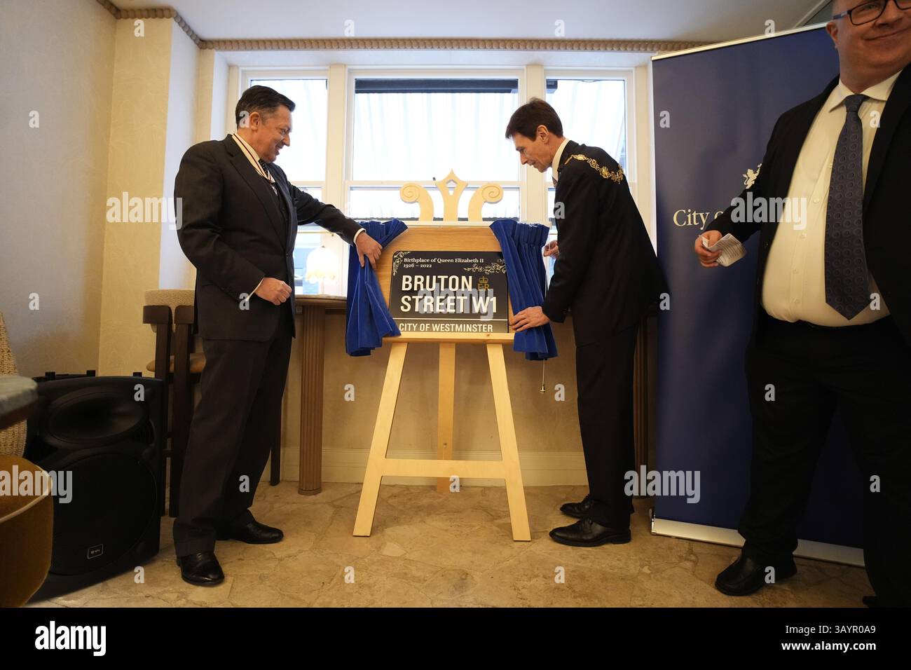 (left to right) Deputy Lord-Lieutenant for the City of Westminster ...