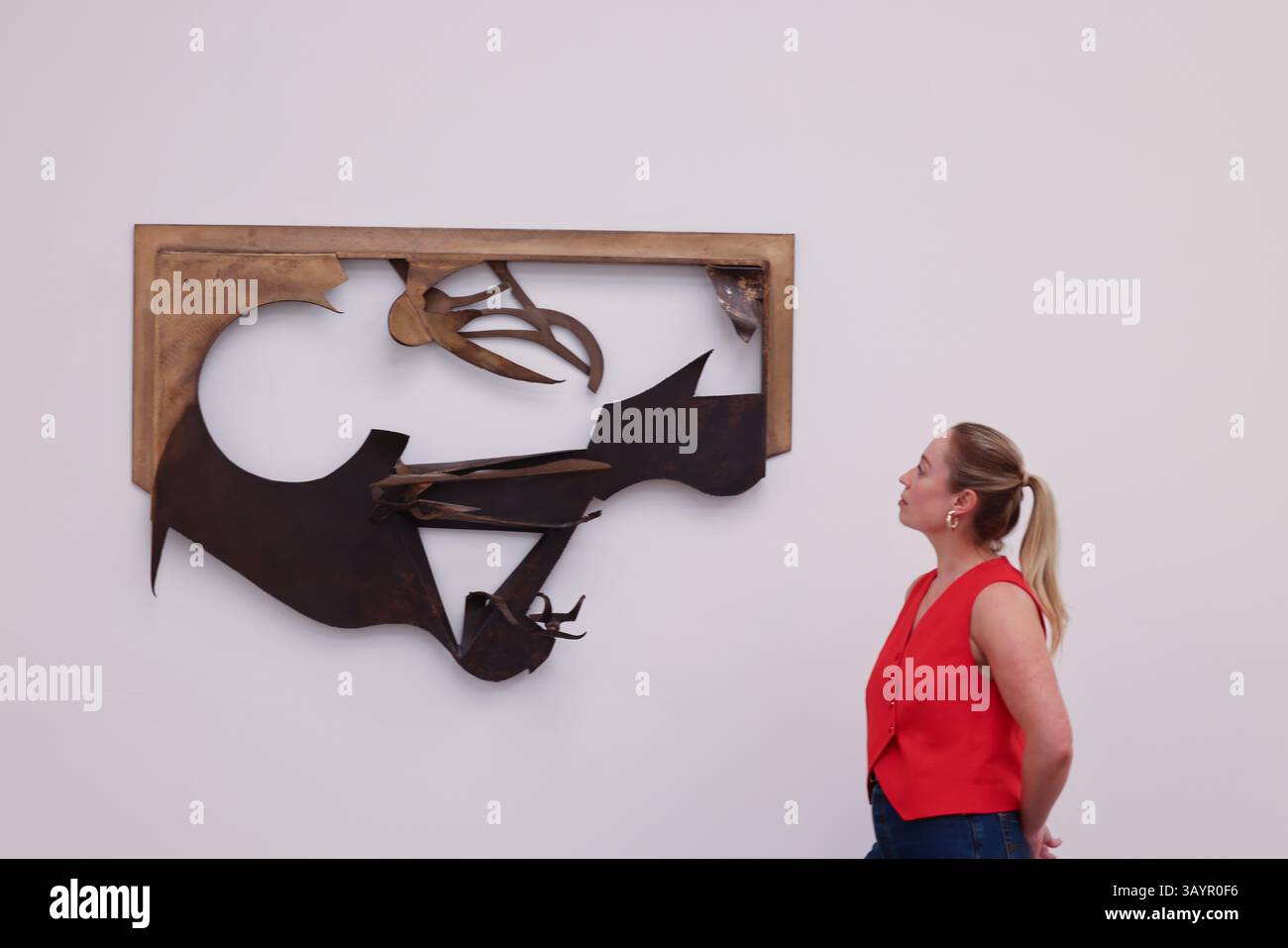 White Cube Bermondsey, London, UK. 23rd Apr, 2025. The first posthumous ...