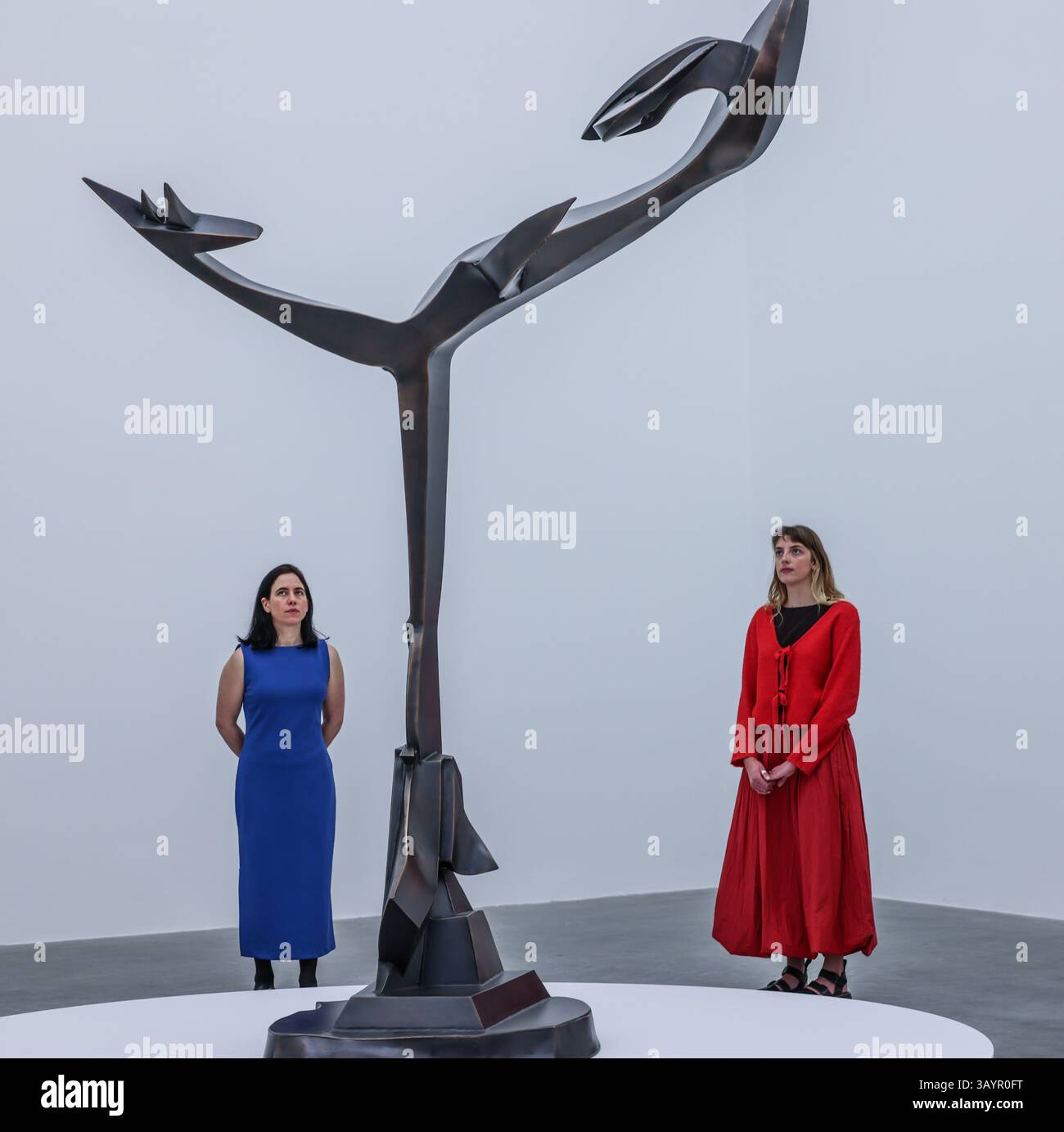 White Cube Bermondsey, London, UK. 23rd Apr, 2025. The first posthumous ...