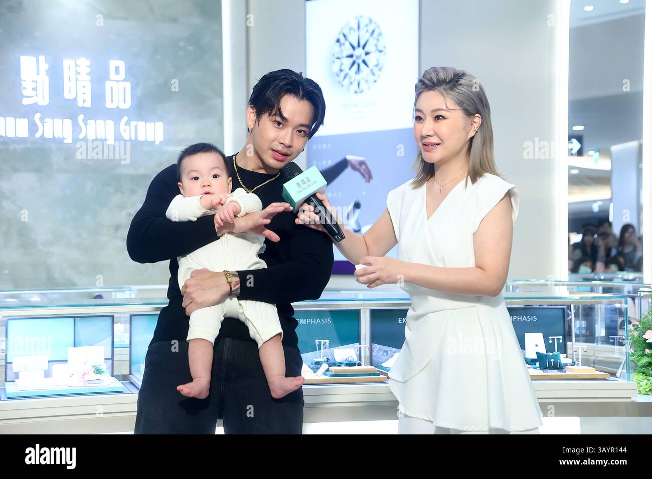 TAIPEI, CHINA - APRIL 23, 2025 - Taiwanese male singer OSN Gao attended ...
