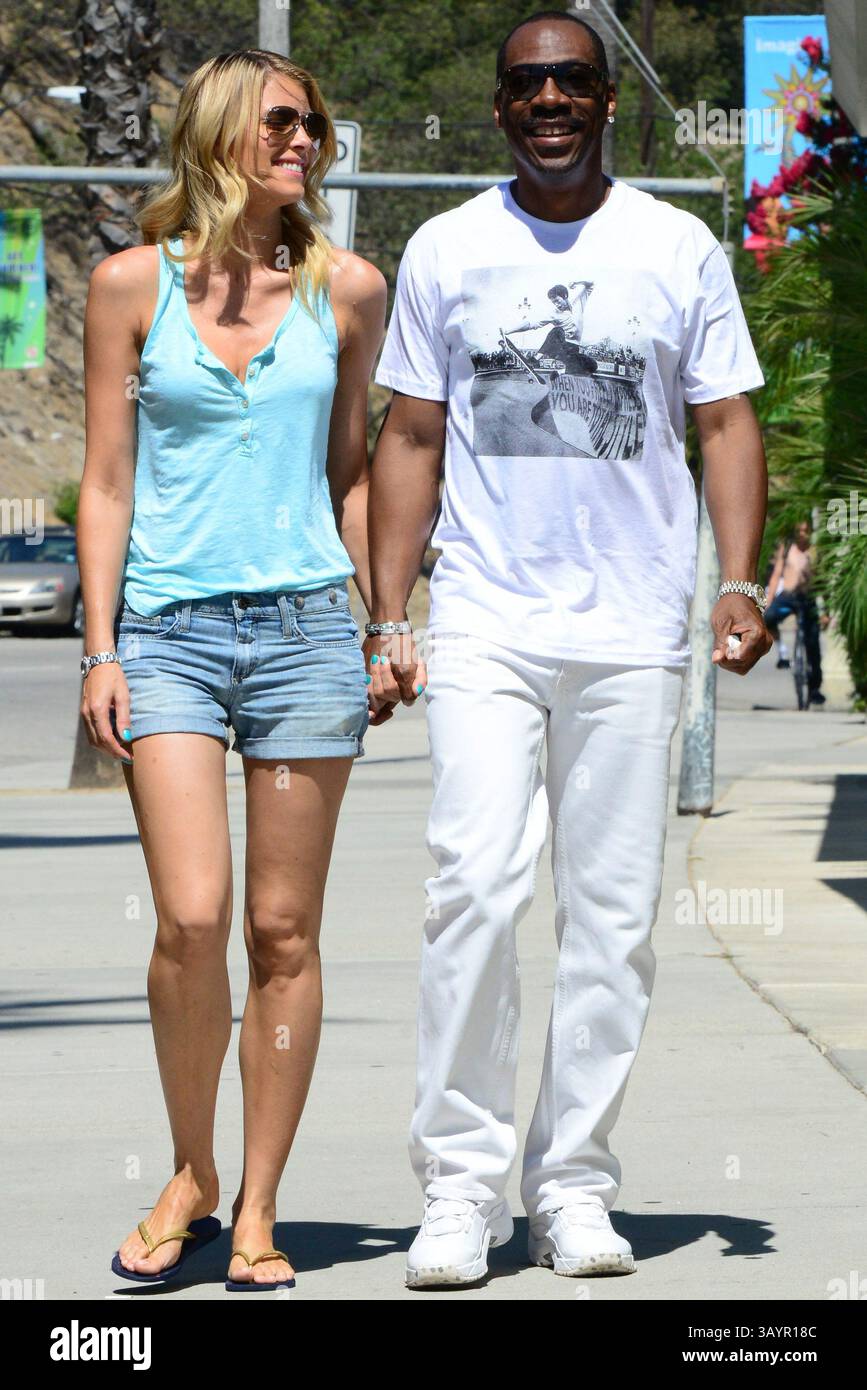 Eddie Murphy and his girlfriend Paige Butcher getting their morning ...
