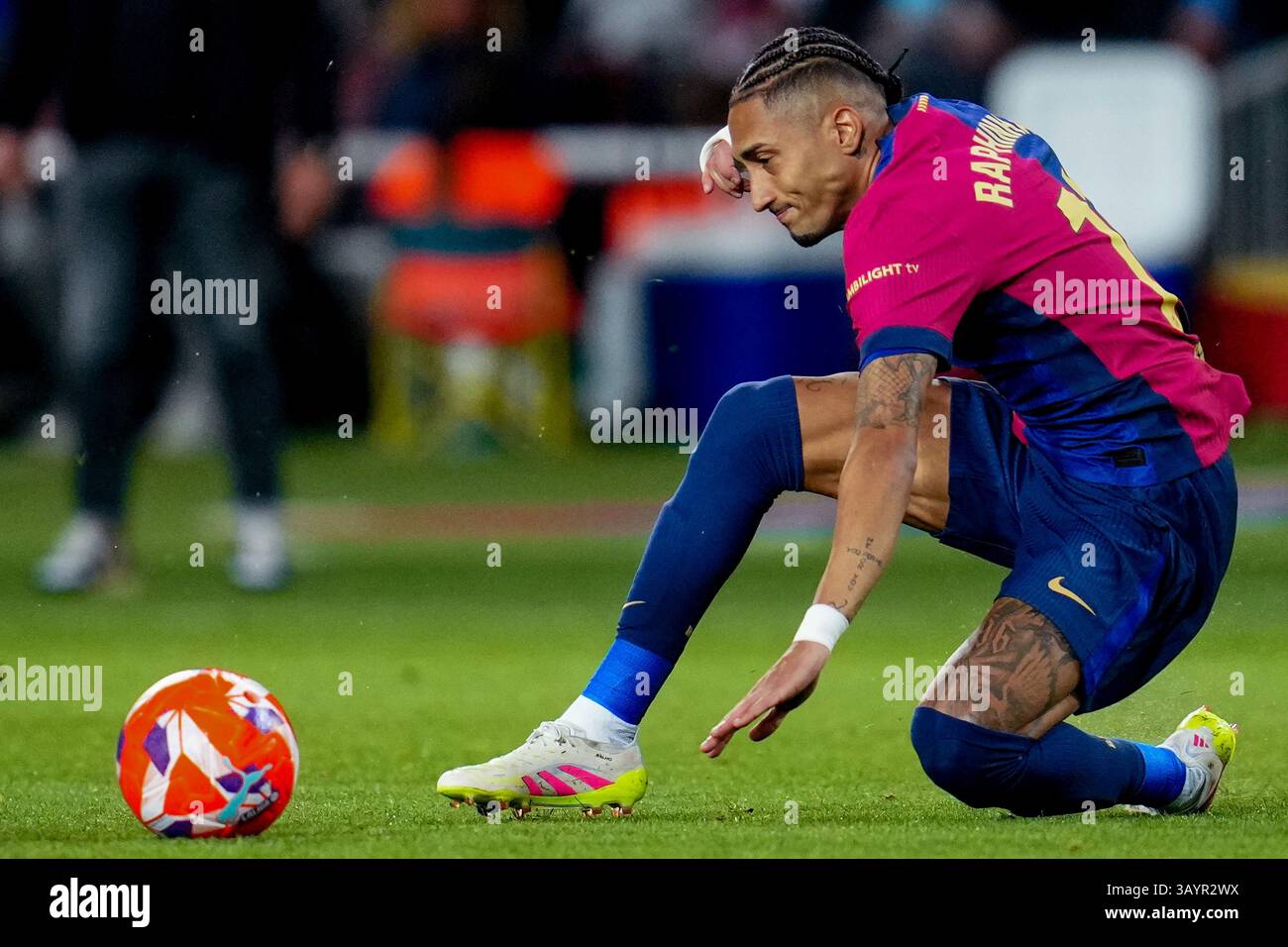 Raphael Dias Belloli Raphinha of FC Barcelona during the La Liga EA Sports match between FC ...