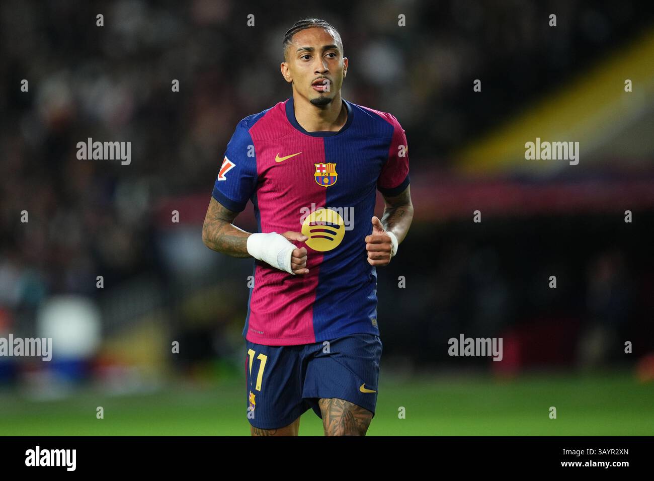 Raphael Dias Belloli Raphinha of FC Barcelona during the La Liga EA ...