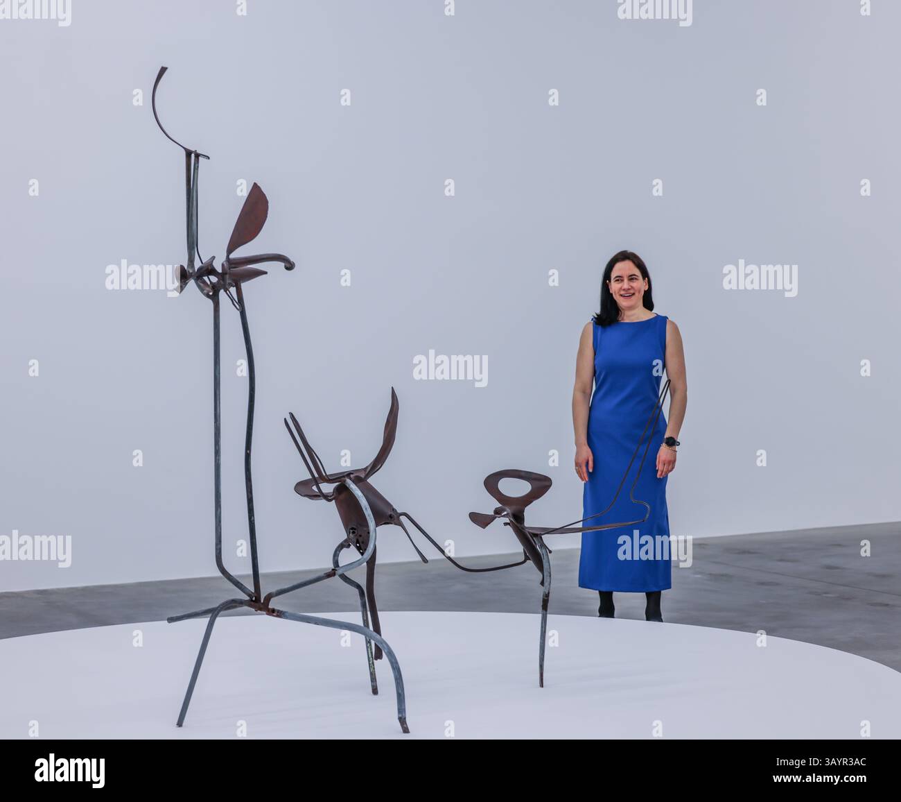 White Cube Bermondsey, London, UK. 23rd Apr, 2025. The first posthumous ...