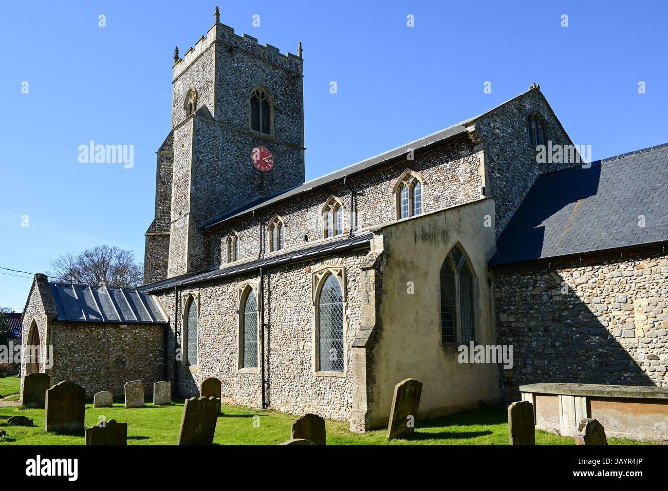 St Mary's Church Brancaster, Norfolk, England, UK Stock Photo - Alamy