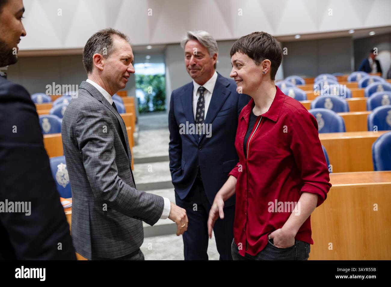 DEN HAAG - NSC Minister Eddy van Hijum and NSC member Agnes Joseph ...