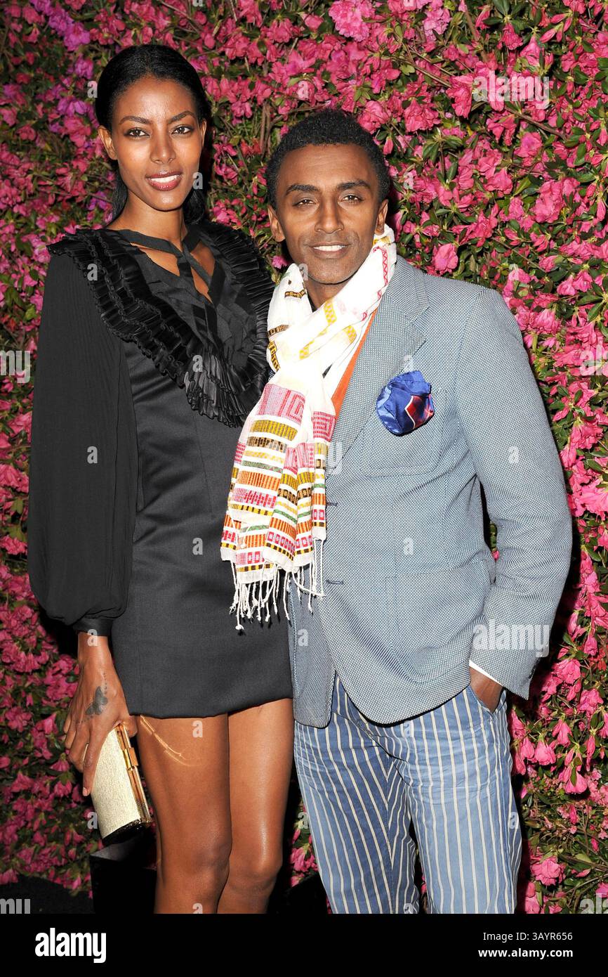 Gate Maya Haile and Marcus Samuelsson at the Chanel Tribeca Film ...