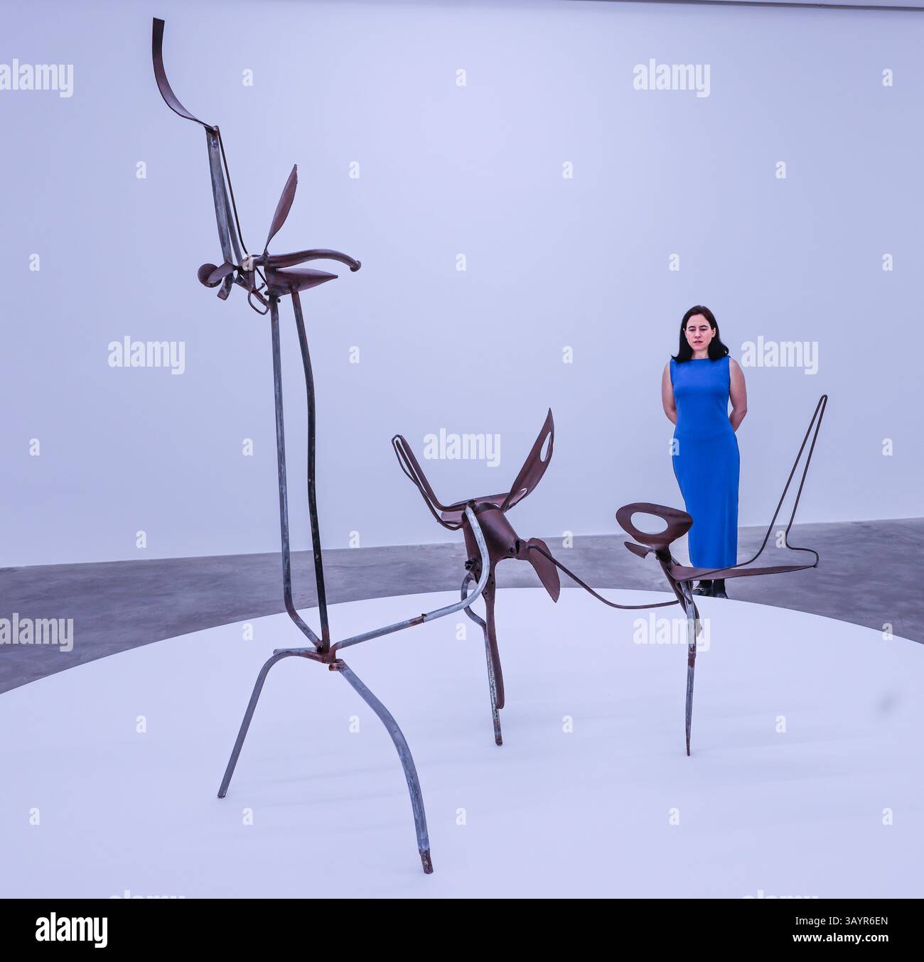 White Cube Bermondsey, London, UK. 23rd Apr, 2025. The first posthumous ...