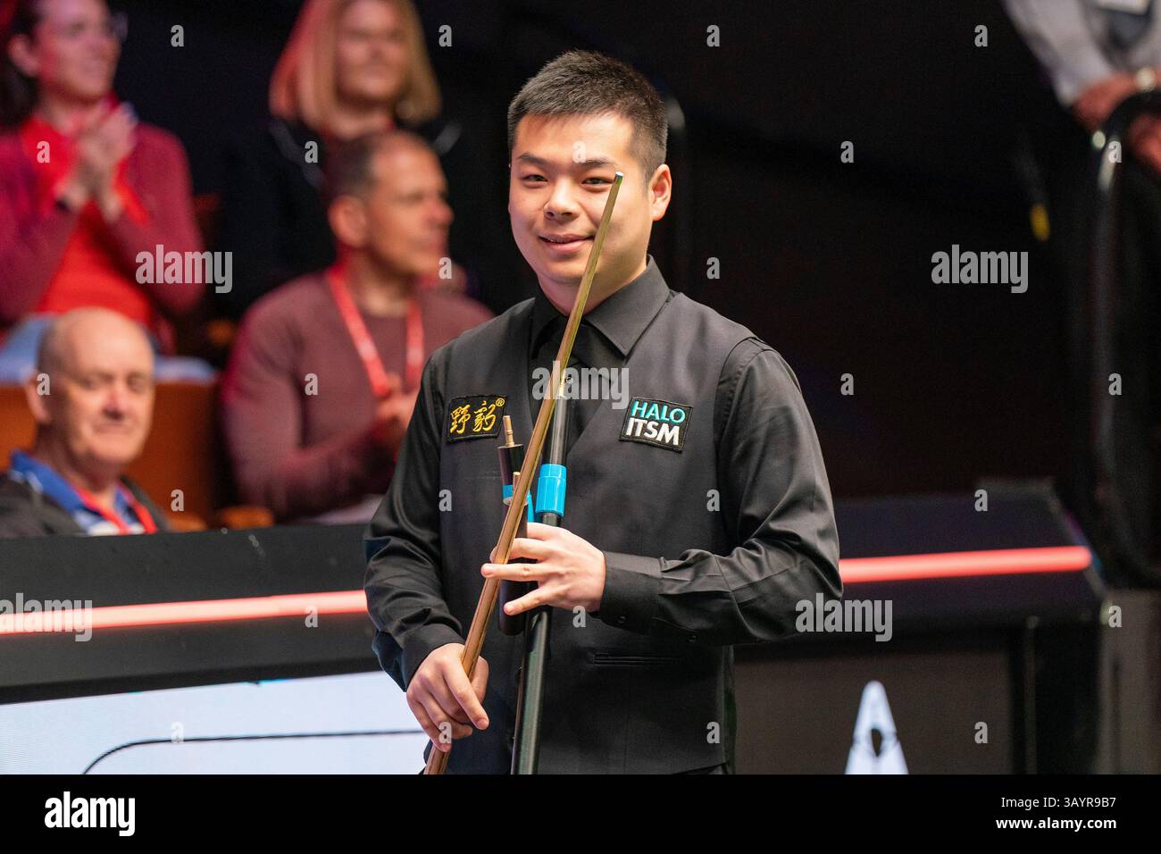 Sheffield, UK. 23rd Apr, 2025. Pang Junxu during the 2025 Halo World ...