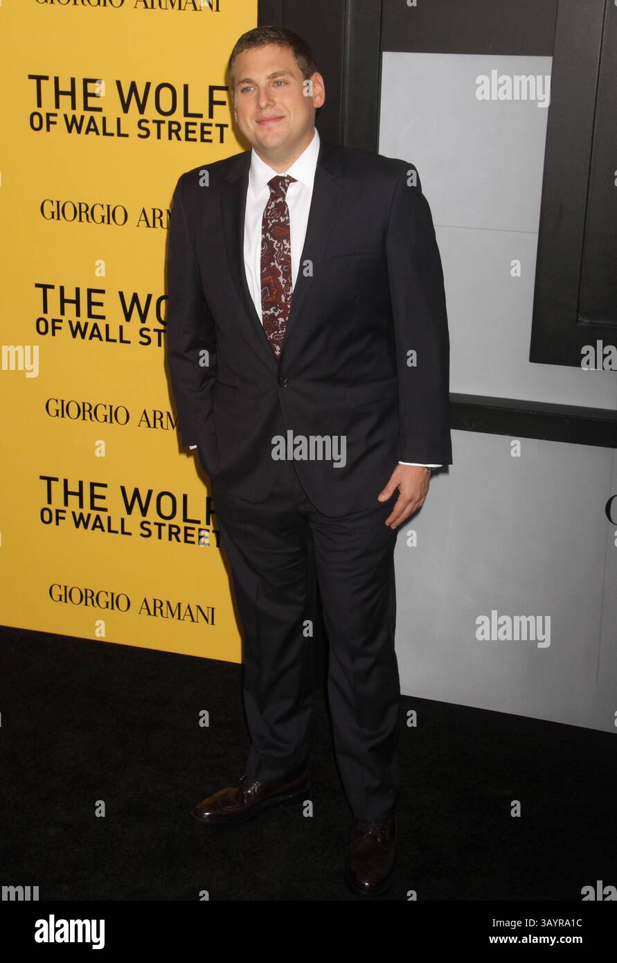 Jonah Hill at 'The Wolf Of Wall Street' premiere in New York City. 17 ...