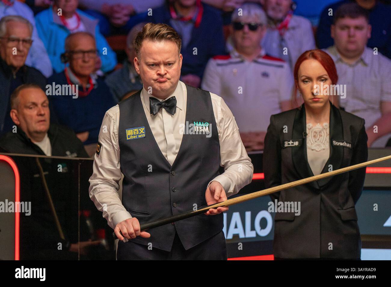 Sheffield, UK. 23rd Apr, 2025. Shaun Murphy during the 2025 Halo World ...