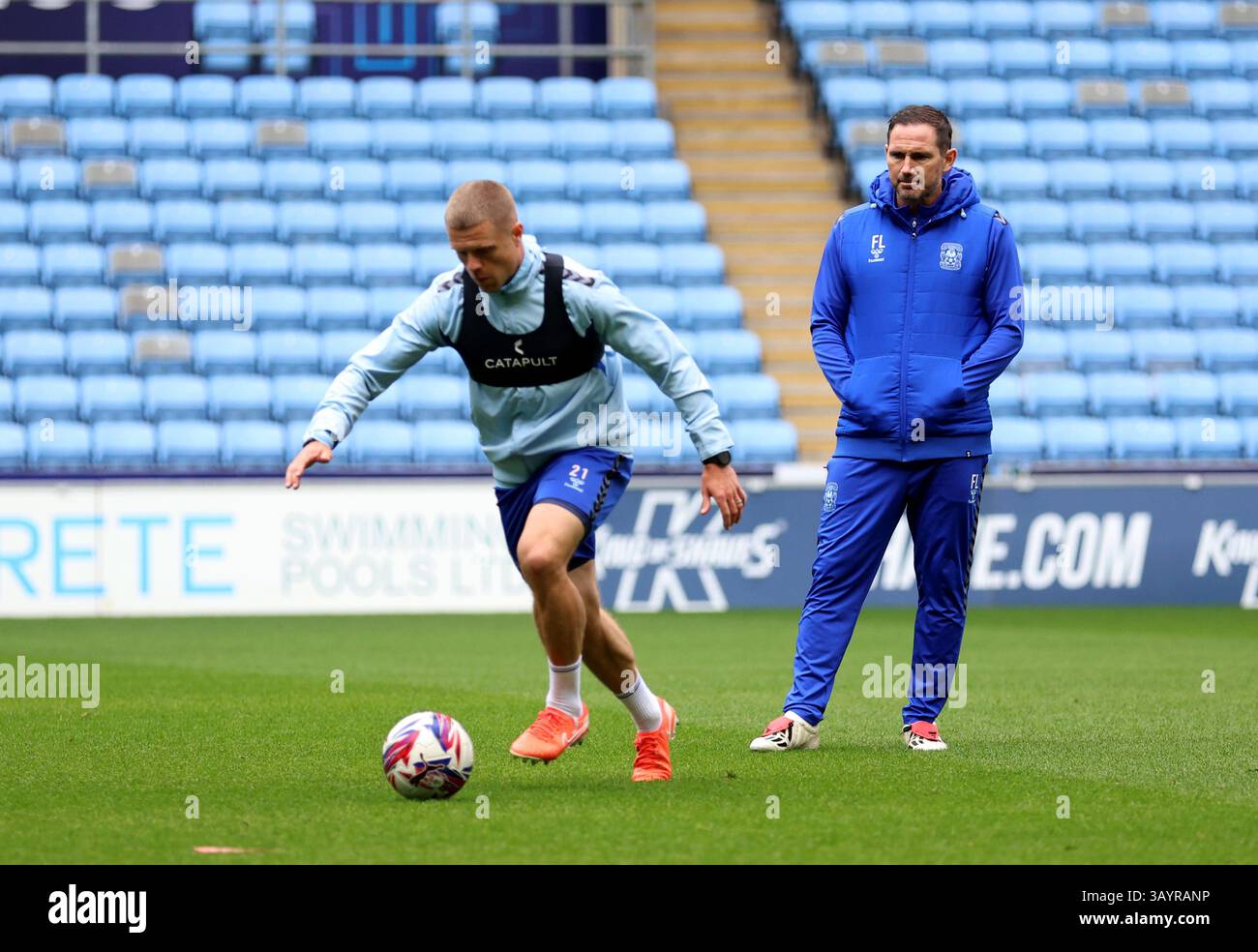 Coventry City's Jake Bidwell during a training session at the Coventry ...