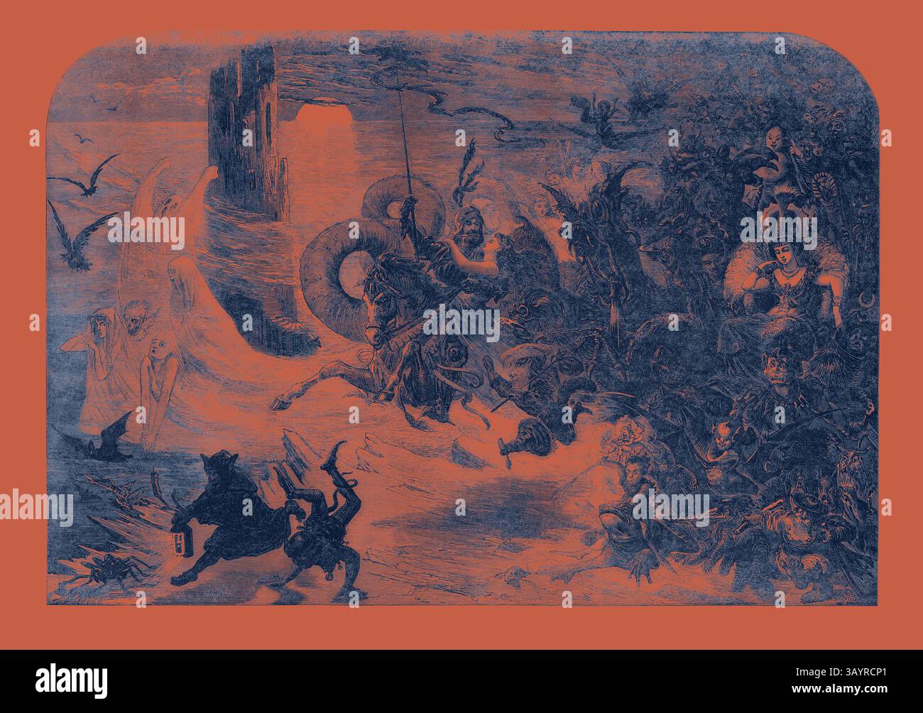 Mythical scene unfolds hi-res stock photography and images - Alamy