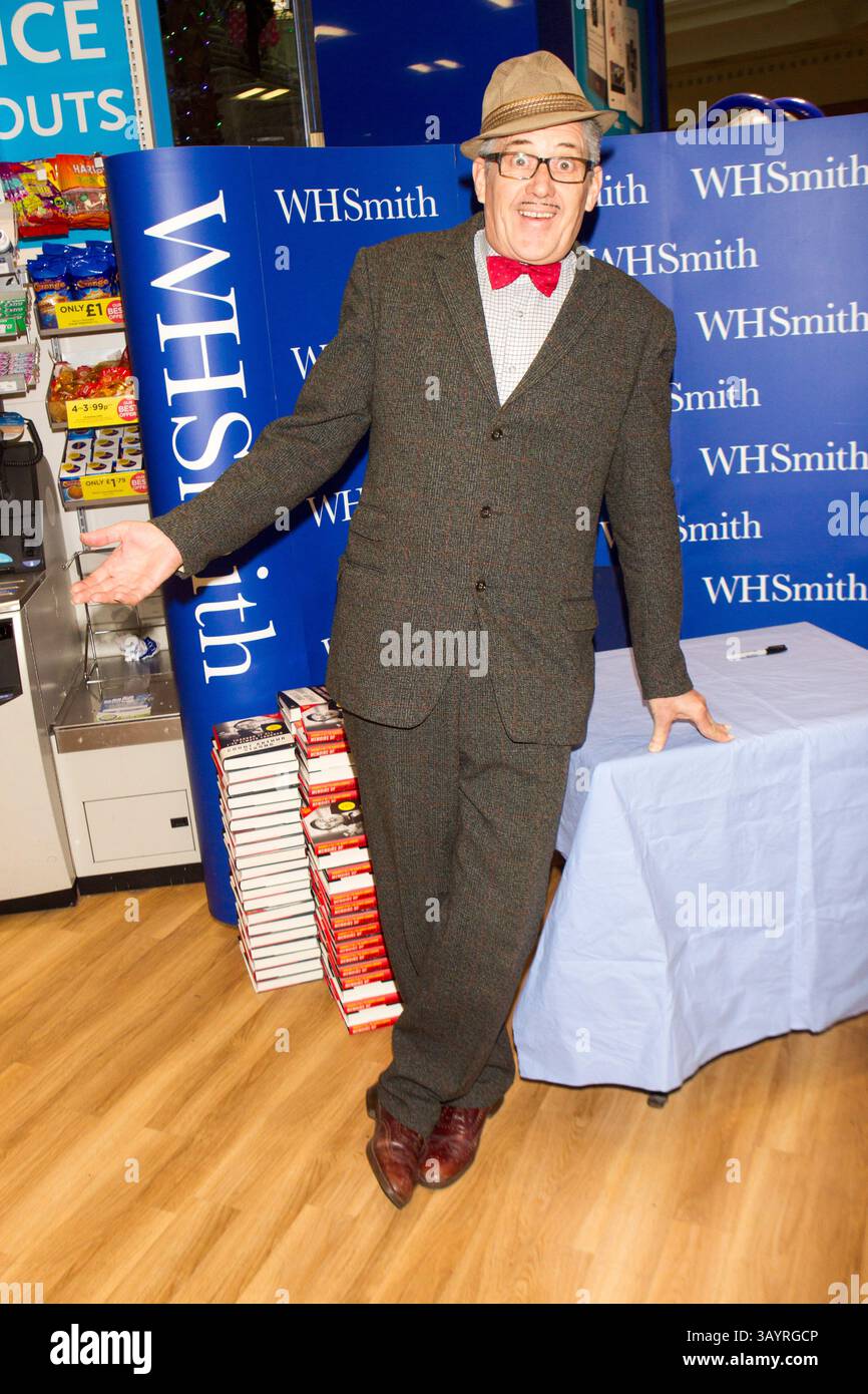 Steve Delaney aka Count Arthur Strong signs his autobiography "Through ...