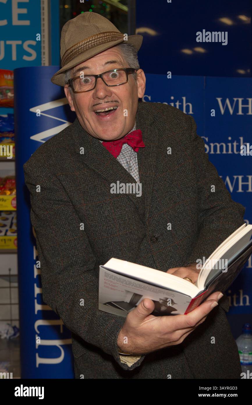 Steve Delaney aka Count Arthur Strong signs his autobiography "Through ...