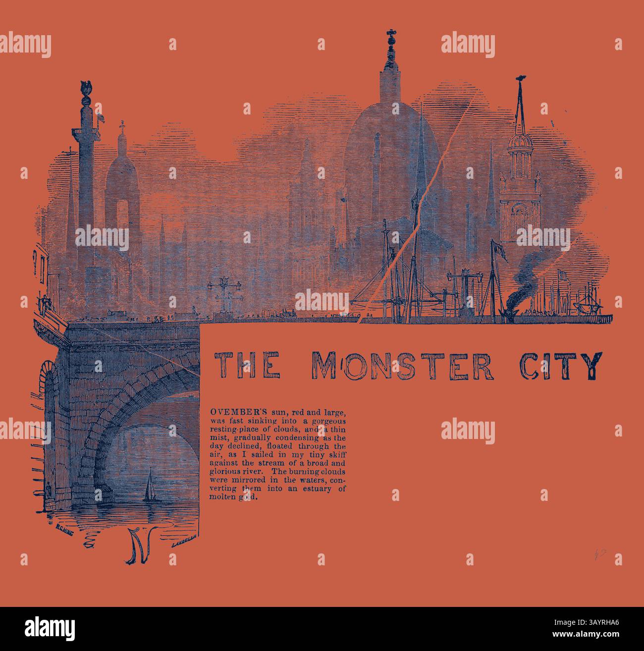 A stylized illustration depicting a city skyline with prominent towers ...